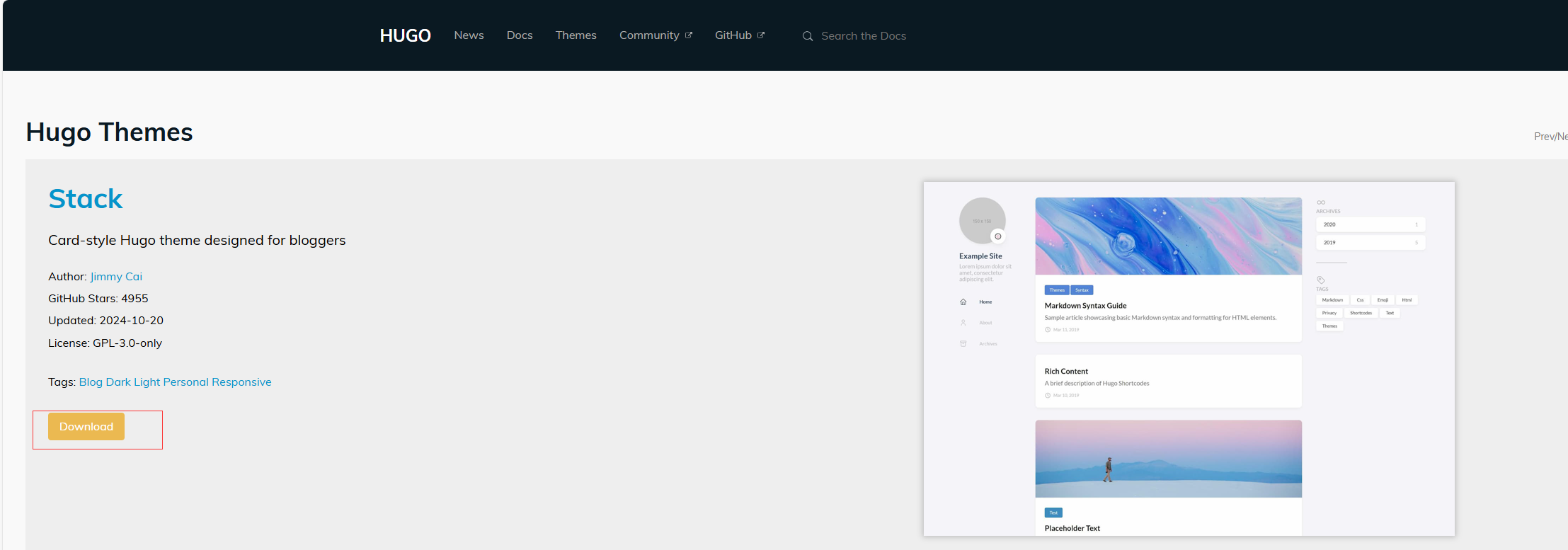 如何使用Hugo+github搭建博客